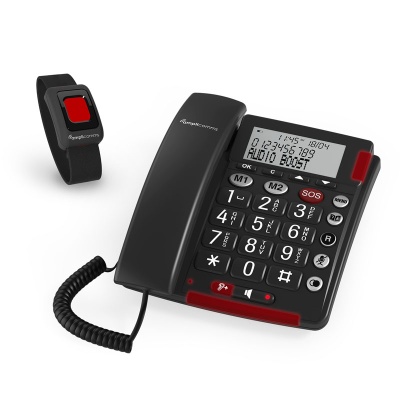 BigTel 50 Big Button Phone & Alarm - AmplifiedTelephones.co.uk